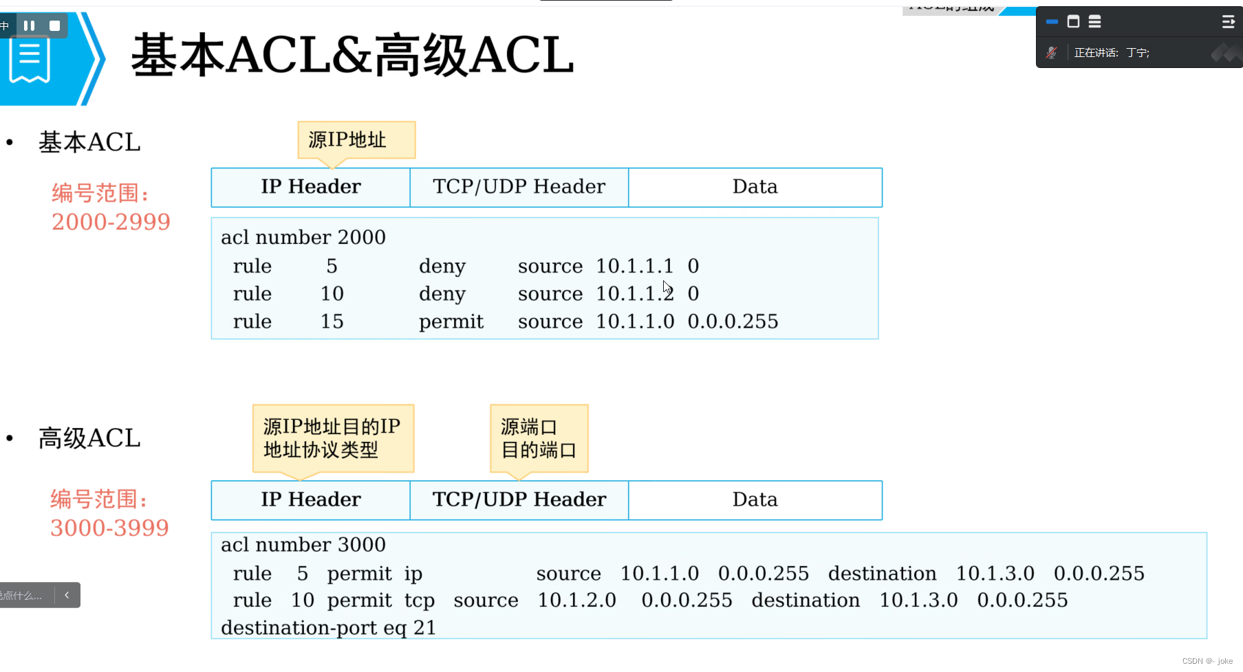 ACL原理与配置_acl 2000 inbound-CSDN博客