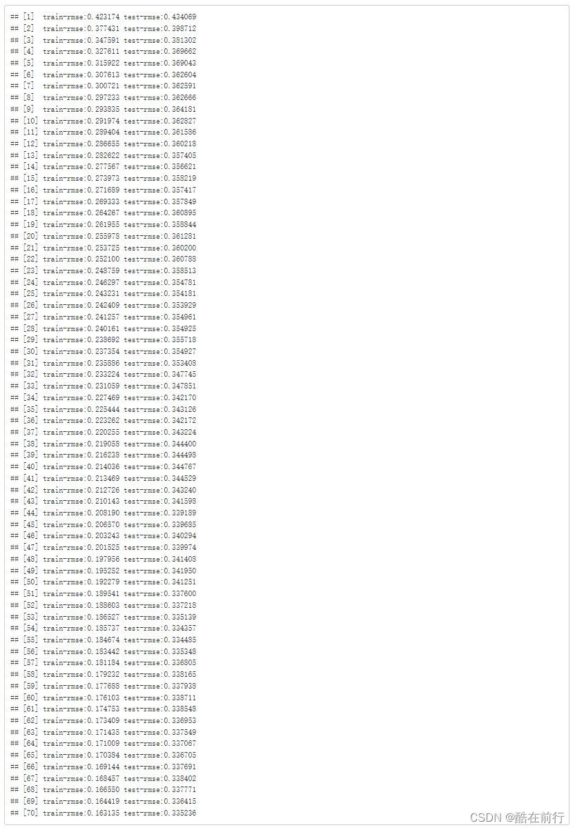【R模型】R语言xgboost模型对分类数据进行预测_xgboost回归模型实现预测-CSDN博客