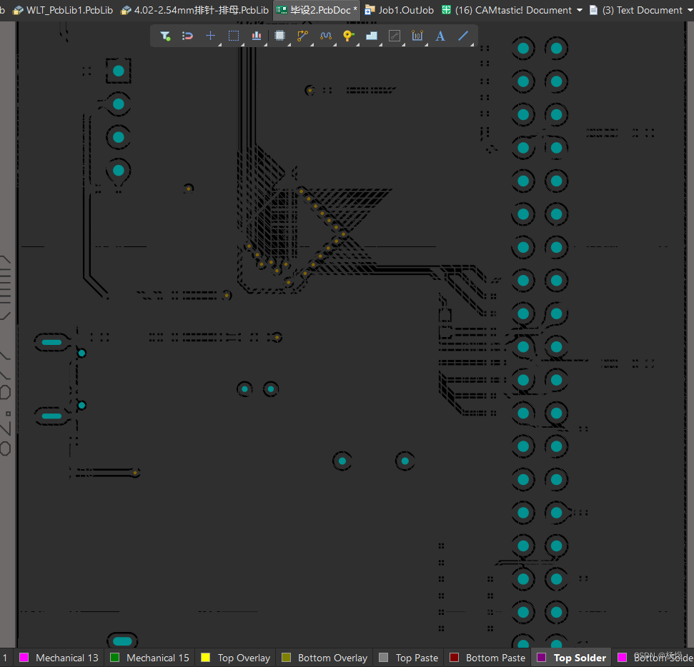 AD导出Gerber文件未显示阻焊层_ad为什么没有自动加阻焊-CSDN博客