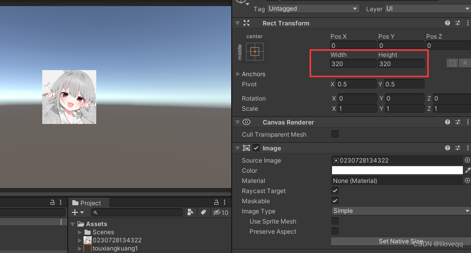 Unity 关于图片的pixels Per Unitreference Pixels Per Unit Csdn博客