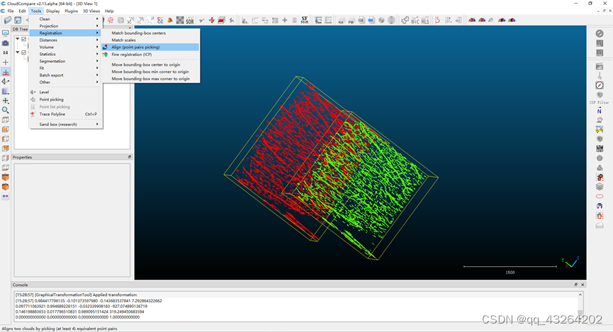 CloudCompare点云配准基本操作-CSDN博客
