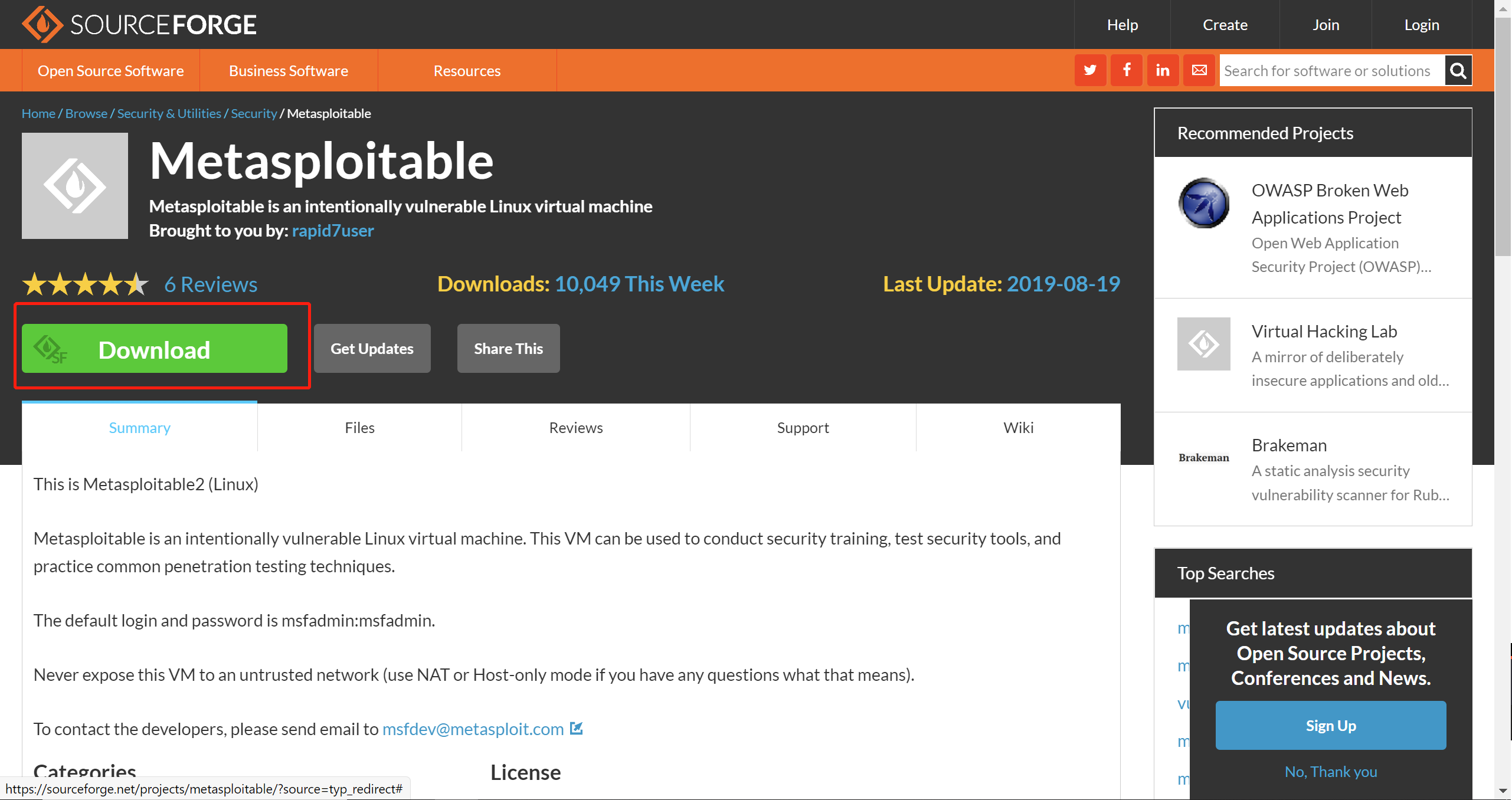 Metasploit渗透测试（框架介绍、靶机安装、基本使用方法）_计算机靶机软件-CSDN博客
