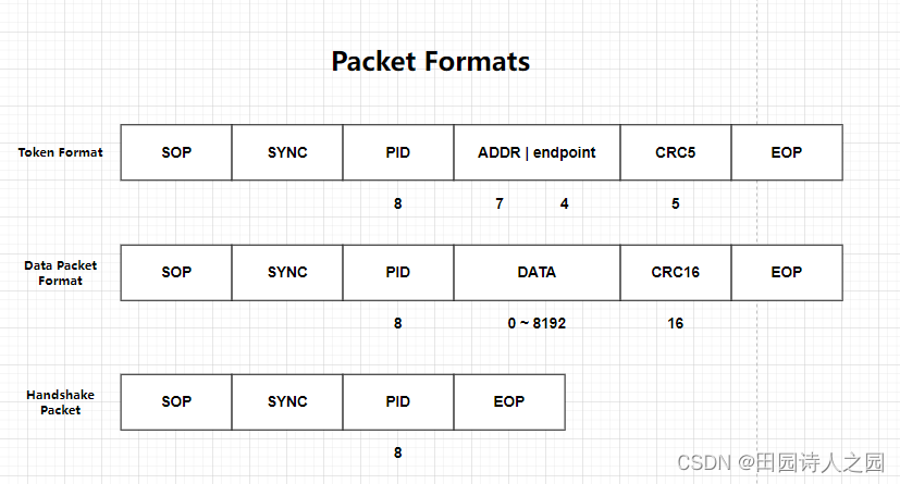 USB学习2-USB协议层数据格式_usb frame transfer transaction-CSDN博客