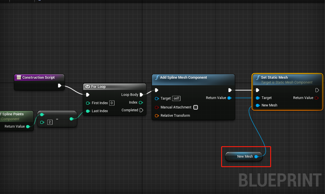 在UE4蓝图中利用样条线组件（Spline）生成道路_ue spline-CSDN博客