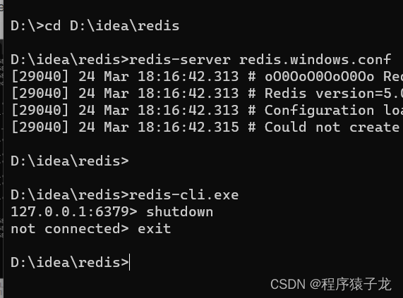 完美解决Redis在双击redis-server.exe出现闪退问题_双击redis-server.exe闪退-CSDN博客