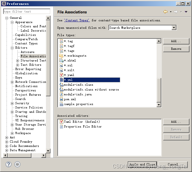 eclipse4.7 yaml editor 1.9.0-CSDN博客
