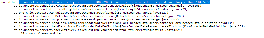 解决报错Connection terminated as request was larger than 10485760-CSDN博客