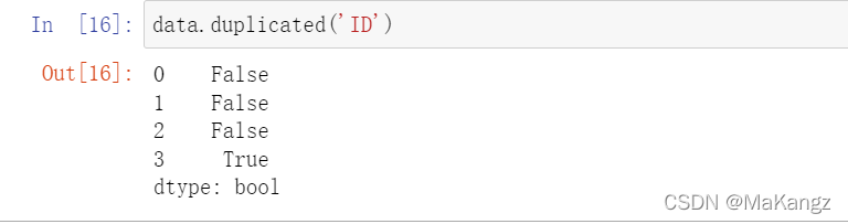 Python Pandas删除dataframe中的重复行以及查看删除行数据总结dataframe去重复行 Csdn博客 2541