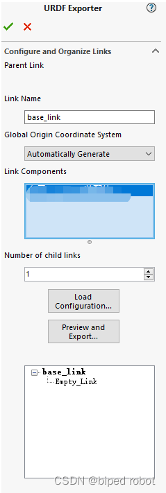 【webots】solidworks生成urdf文件并导入到webots中_webots导入urdf-CSDN博客