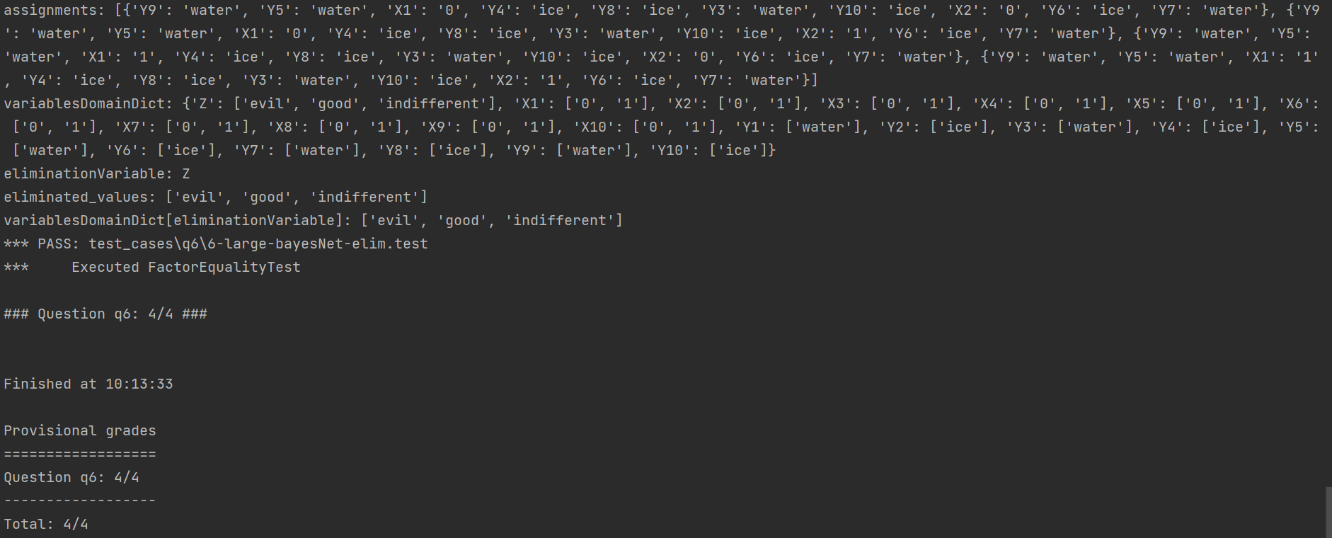 CS188 Project 4: Inference in Bayes Nets(4-6)_cs188学习笔记-CSDN博客