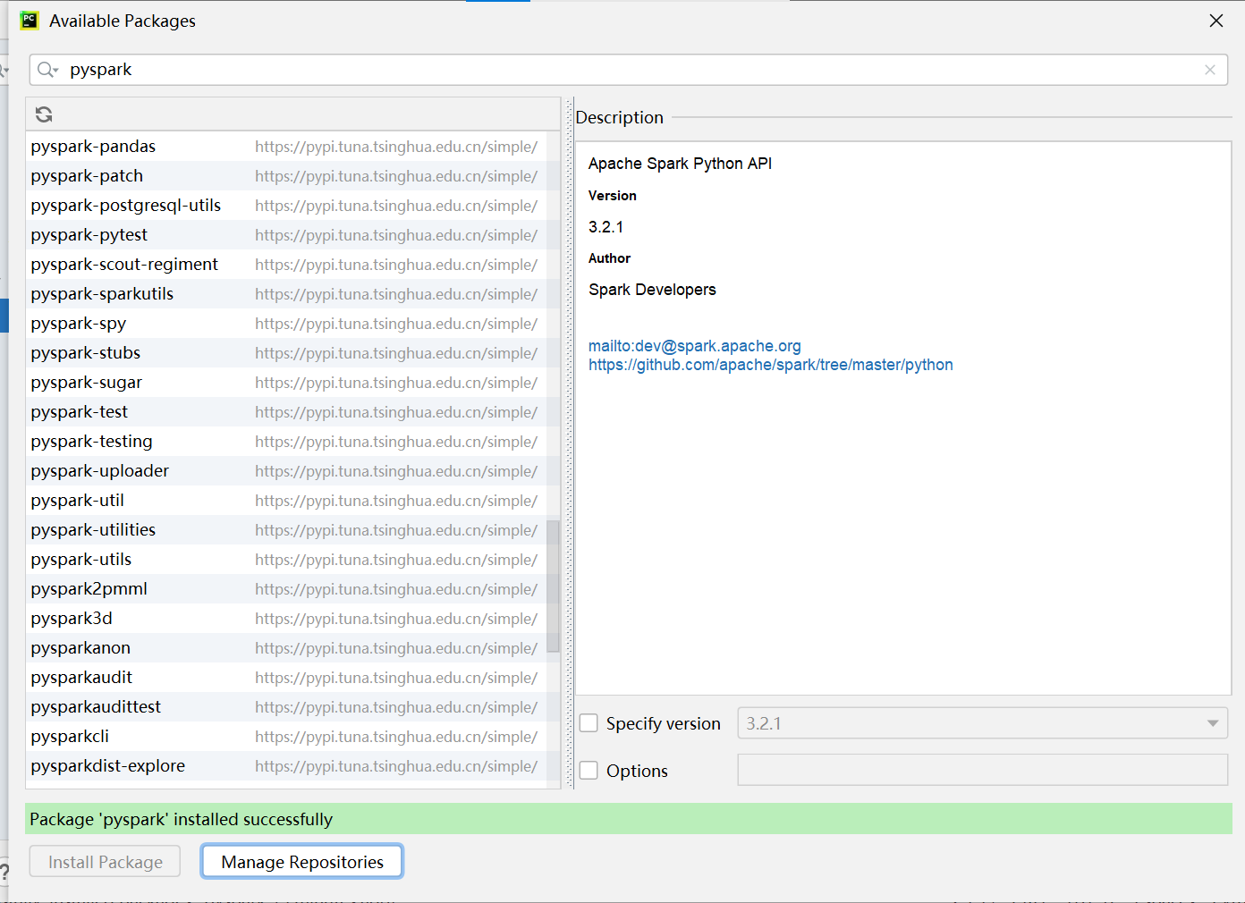 pycharm问题：安装pyspark失败（一）_pyspark下载失败-CSDN博客