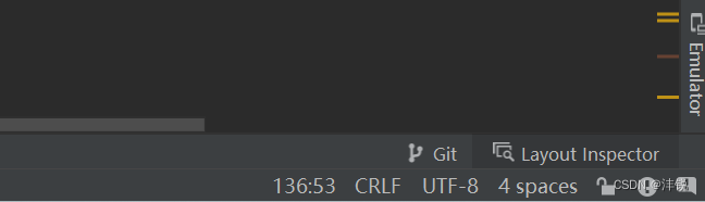 Android studio 右下角不显示当前git分支名称_android studio 没有git-CSDN博客