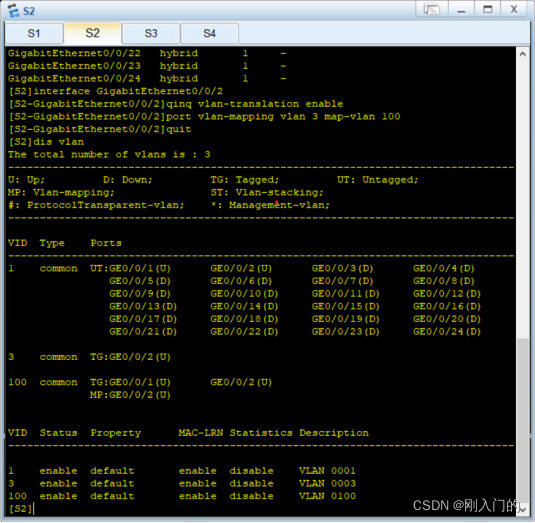 VLAN Mapping实现同一网段不同VLAN的主机通信_多个vlan 绑定同一段ip-CSDN博客