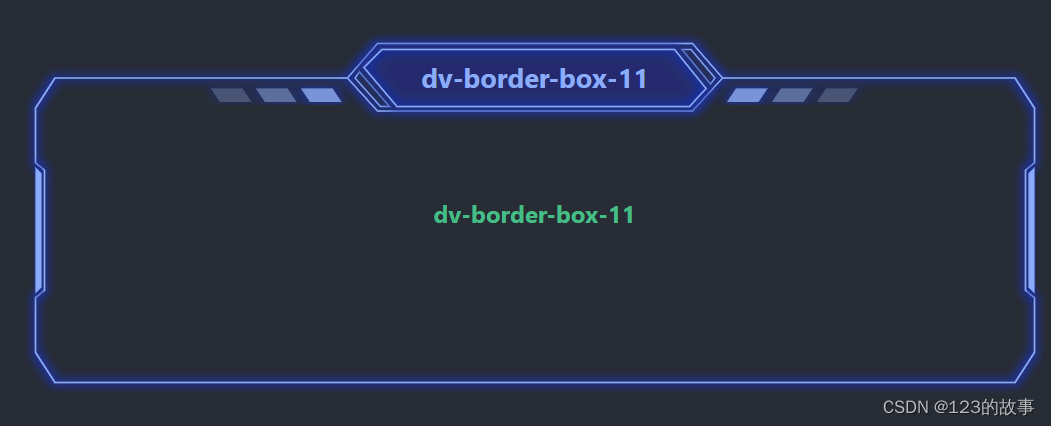 好用的前端组件-大数据看板_dv-border-box-11-CSDN博客