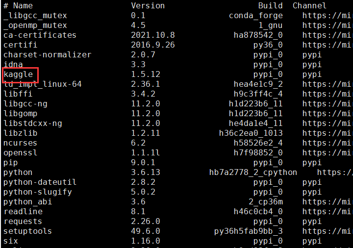 KAGGLE module installation failed - Programmer Sought