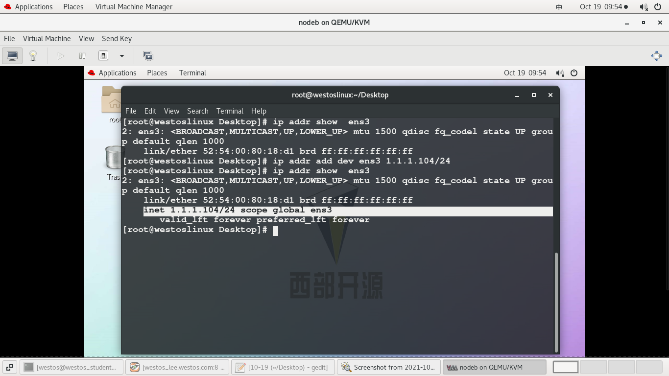 Linux 第二本书 第一单元--------Linux中的网络配置_ifconfig ens3-CSDN博客