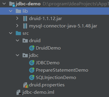 JDBC入门&SQL注入测试&Druid连接池操作_druid sql注入-CSDN博客