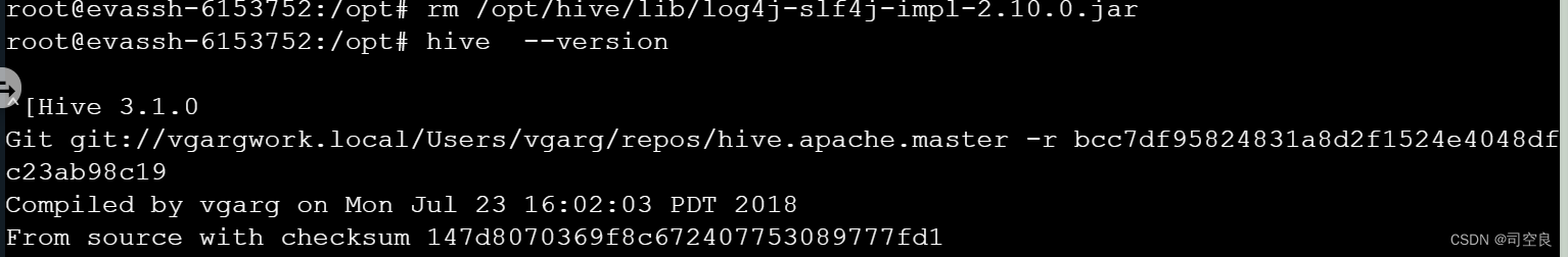 Hive的安装、配置与Shell入门操作_授权用户bee拥有数据库实例hivedb的所有权限;-CSDN博客