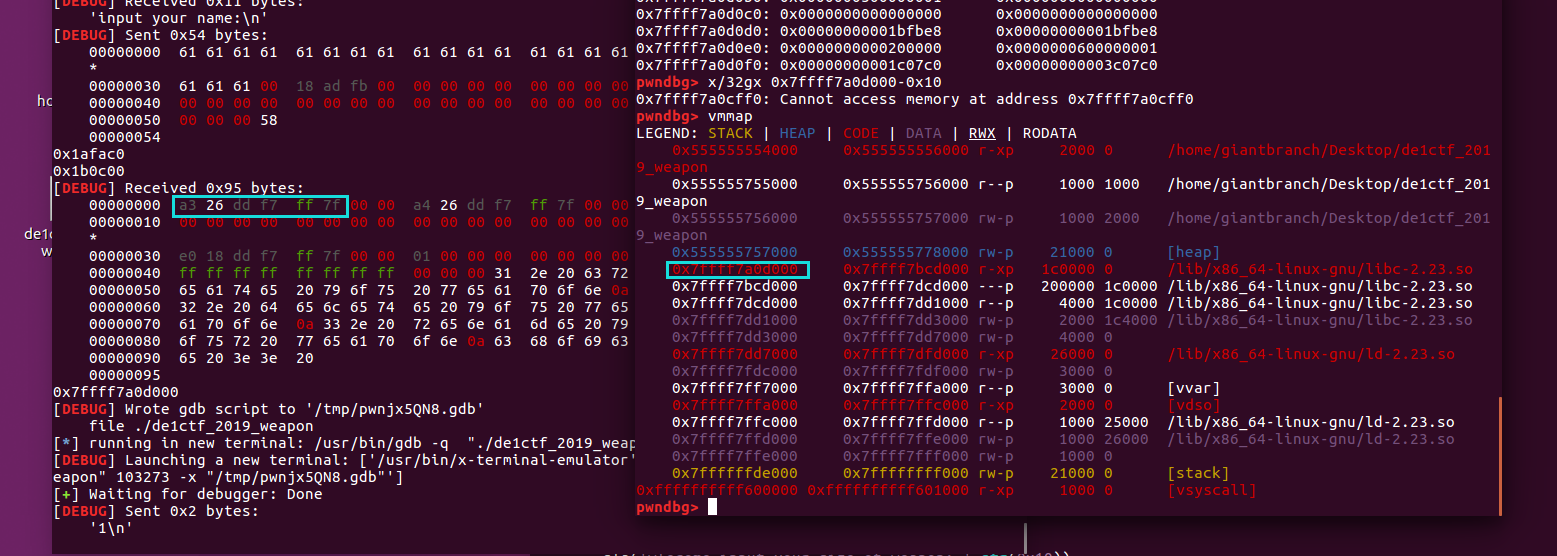 de1ctf_2019_weapon（IO_leak,doublefree）-CSDN博客