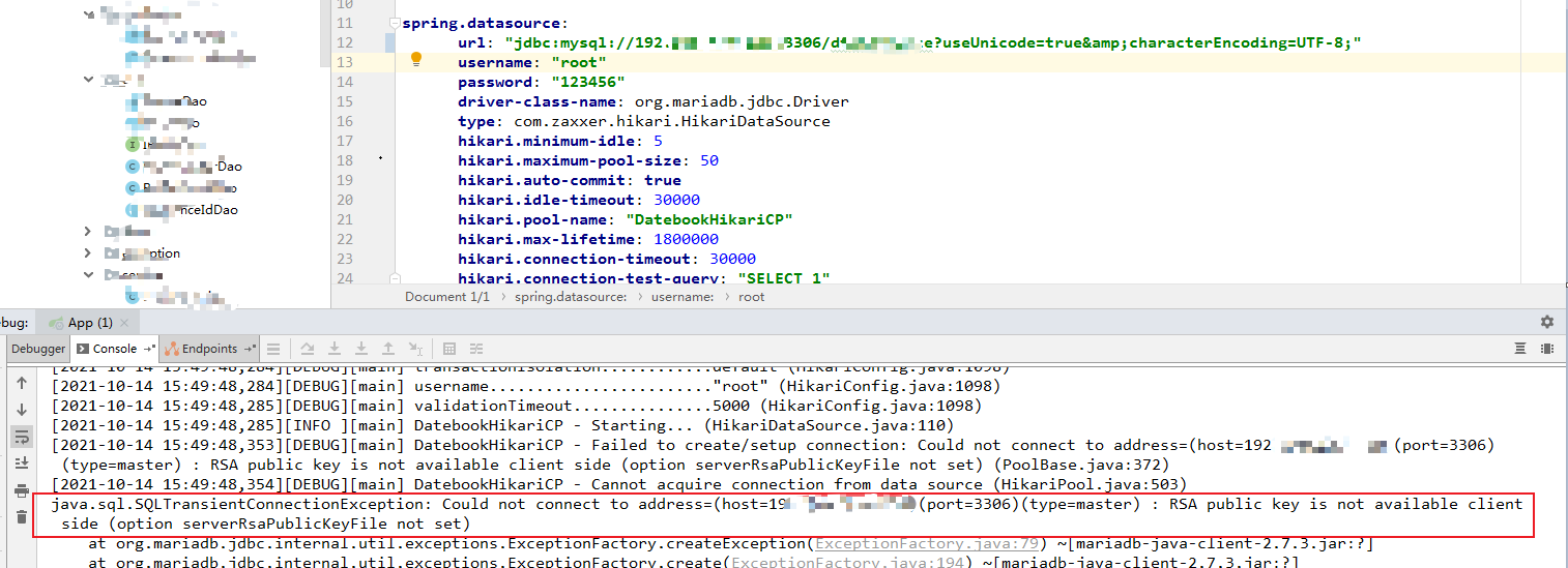 MySQL 报Public Key Retrieval is not allowed 错误问题解决_mysql public key retrieval is not allowed-CSDN博客