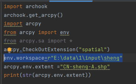arcpy.env.extent=路径\文件名，出现RuntimeError: ＜exception str() failed＞-CSDN博客
