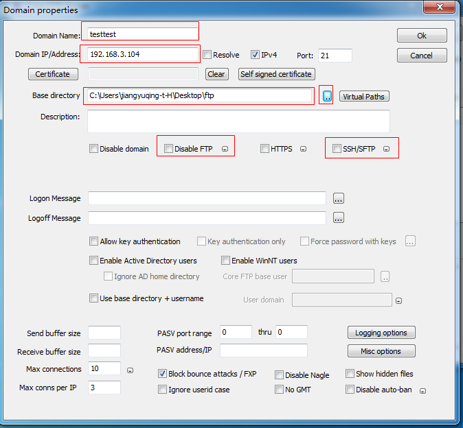 自建FTP和SFTP服务器_core ftp server 配置-CSDN博客