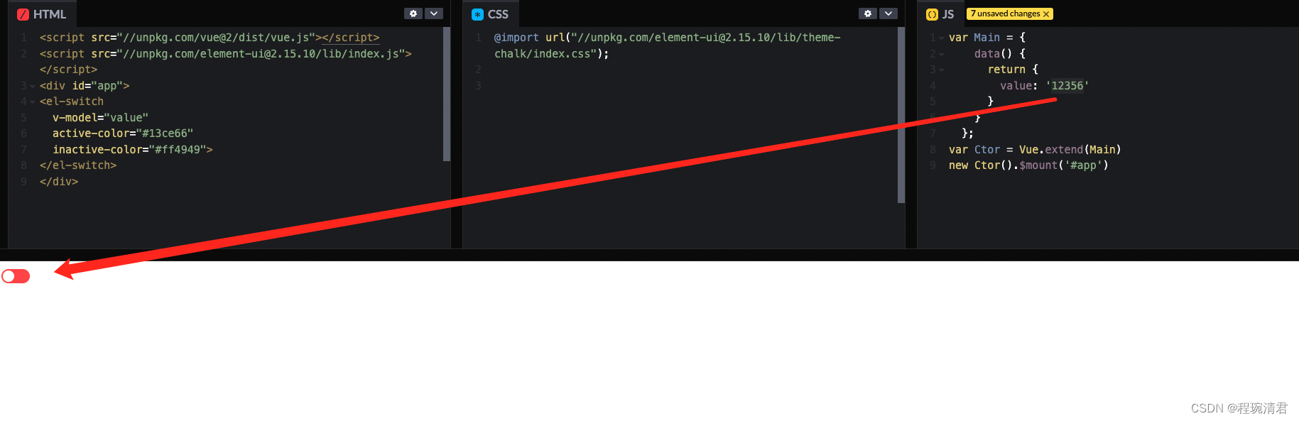 el-switch的坑（默认值）_el-switch v-model-CSDN博客
