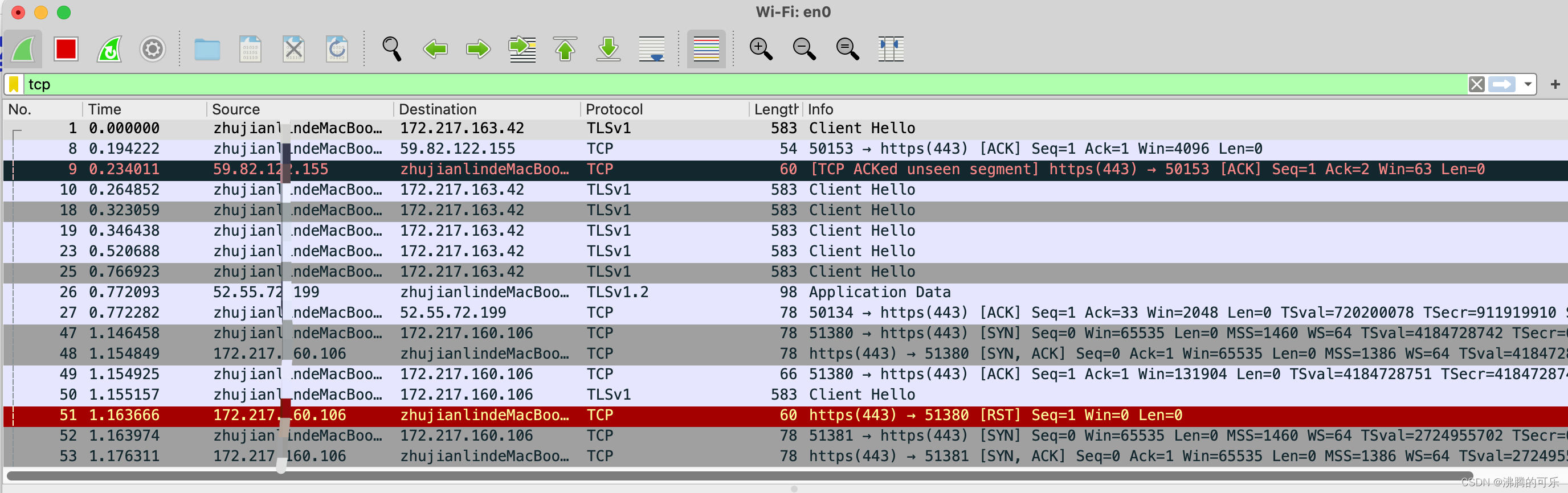 macos wireshark无线网卡抓不到tcp包_为什么wireshark捕获不到tcp-CSDN博客