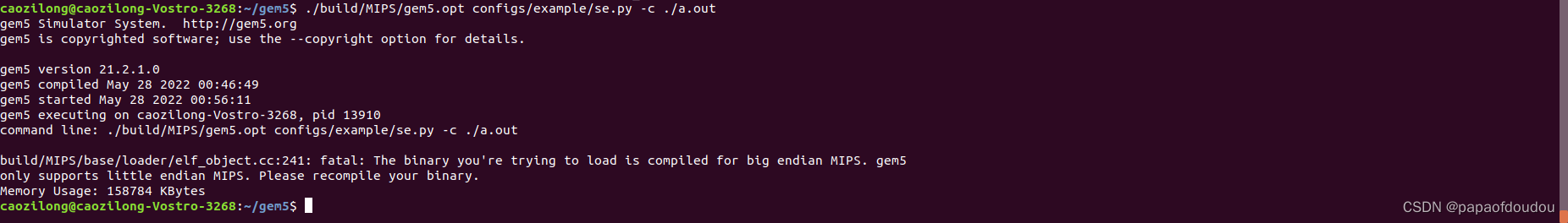 ubuntu18.04安装并测试gem5模拟器_ubuntu18.04anzhuang gem5-CSDN博客
