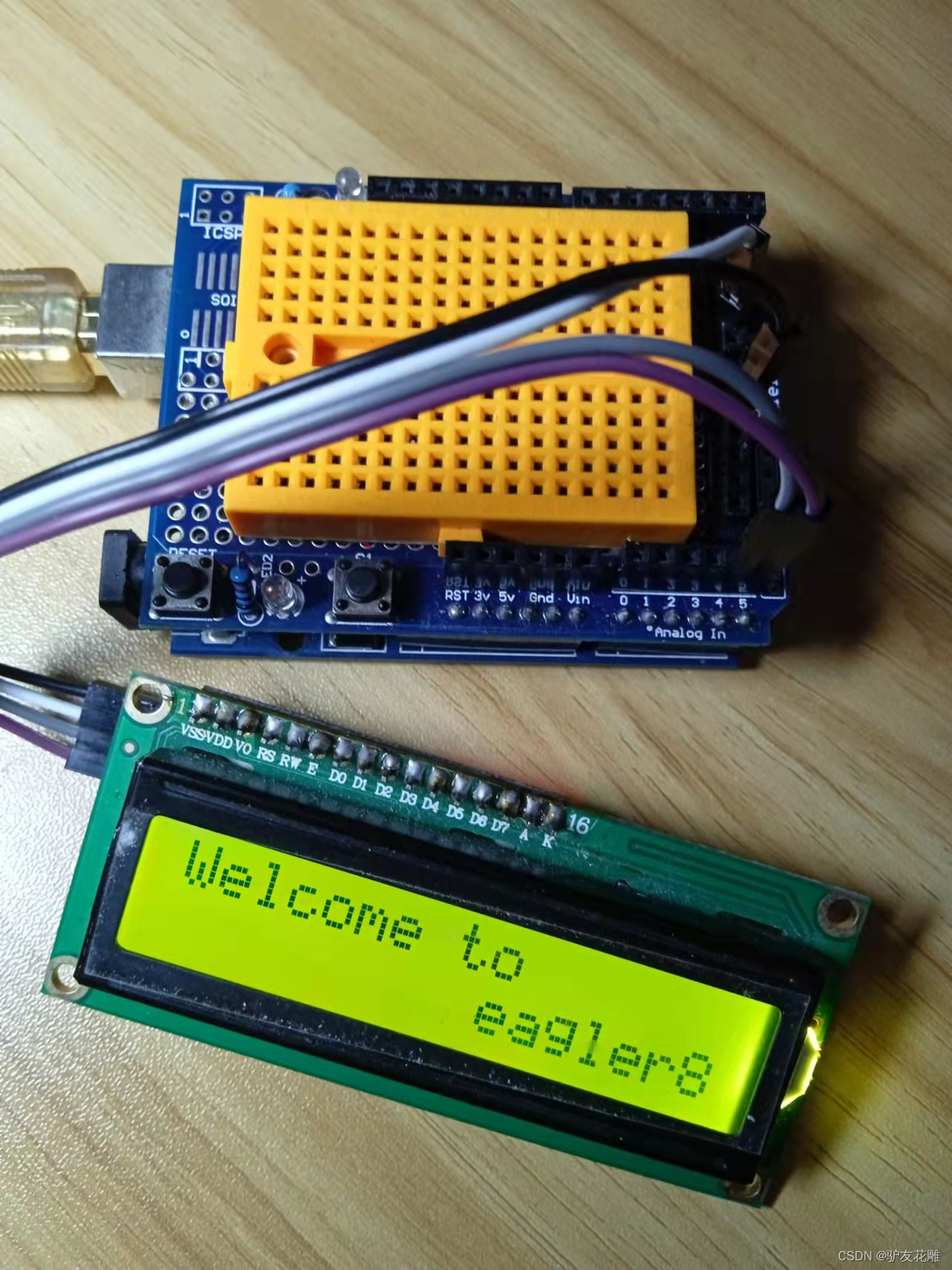 【雕爷学编程】Arduino动手做（85）---LCD1602液晶屏模块5_1602a显示屏程序-CSDN博客