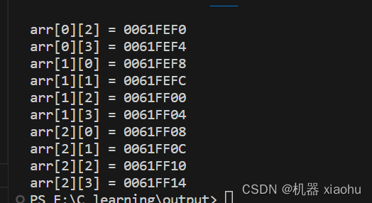 C语言学习（十四 二维数组1、定义3x4的整型数组使用行列的值进行初始化将他转化成4 X3的数组然后输 Csdn博客