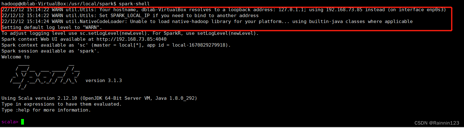 Ubuntu中的spark启动的报错解决pyspark未找到命令 Csdn博客