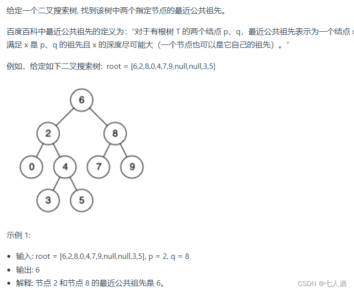 代码随想录 Day22 235 二叉搜索树的最近公共祖先 、701二叉搜索树中的插入操作、 450删除二叉搜索树中的节点 Csdn博客 3140