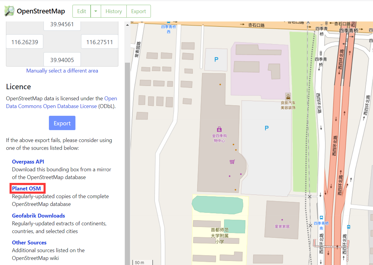 OpenStreetMap网页界面介绍与OSM数据多种下载渠道及方式对比_openstreet网页版-CSDN博客