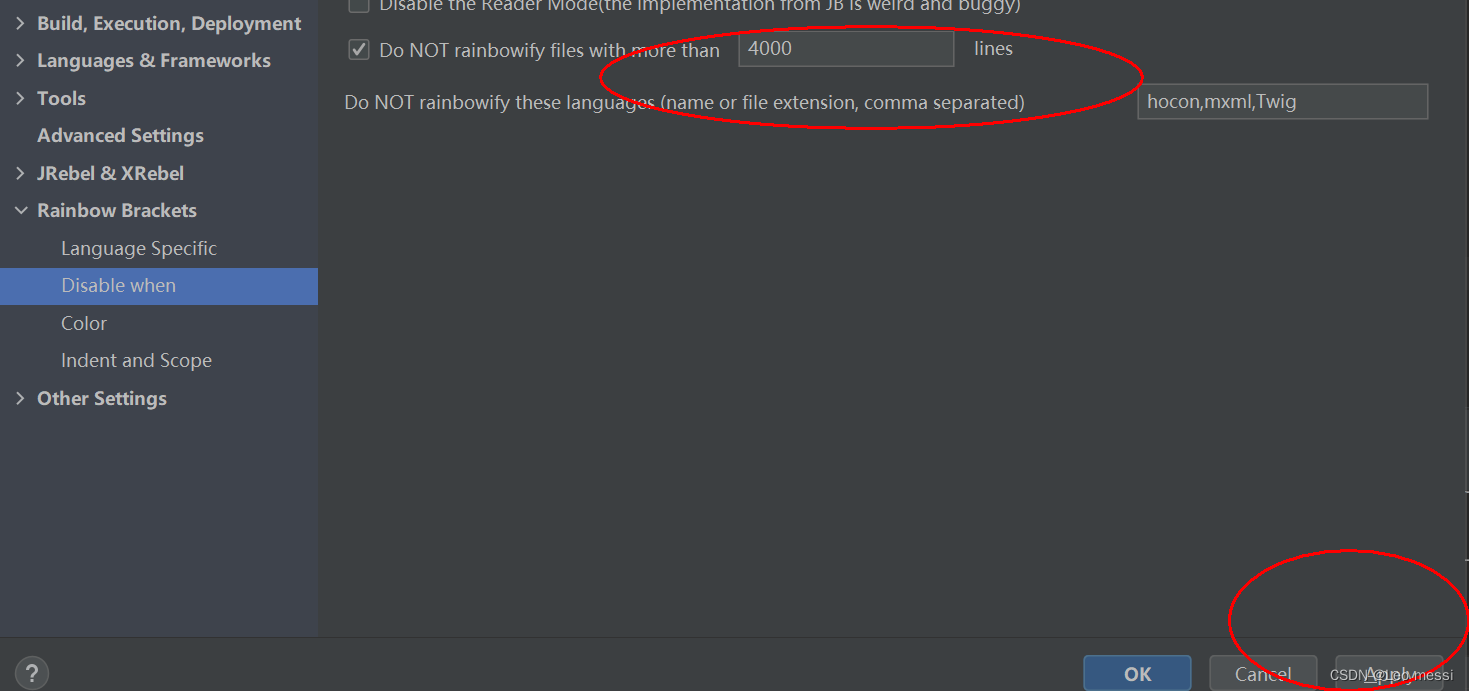 IDEA使用Rainbow Brackets部分文件失效【亲测有效】_rainbowbrackets不能用了-CSDN博客