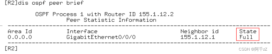 OSPF-3 基本配置_ospf enable 1 area 0是什么意思?-CSDN博客