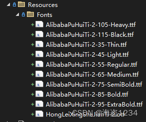 WPF使用外部字体文件（.ttf/.otf）_海盗1234的博客-CSDN博客