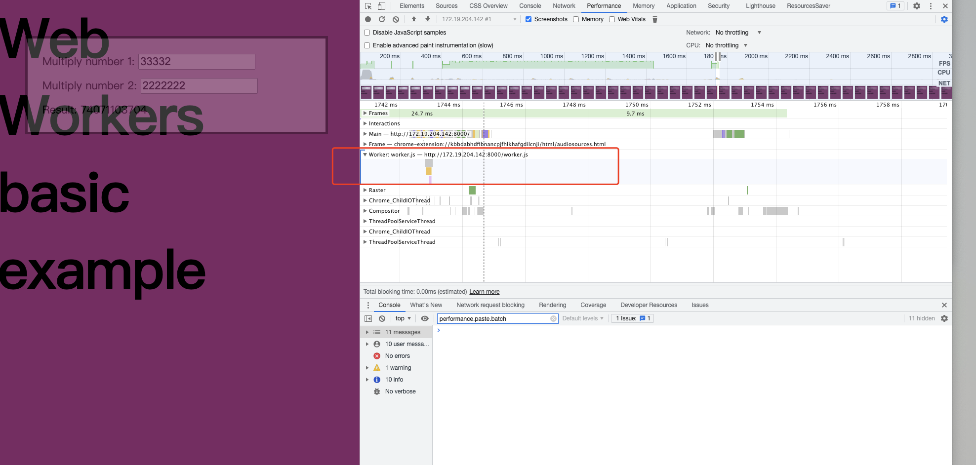 Chrome 中如何查看 Web Worker任务chrome Webworker 数量 Csdn博客 