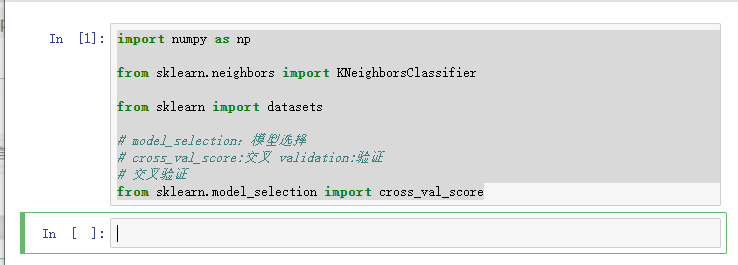 sklearn笔记9 KNN参数cross_val_score调参_import numpy as np from sklearn.neighbors import k-CSDN博客