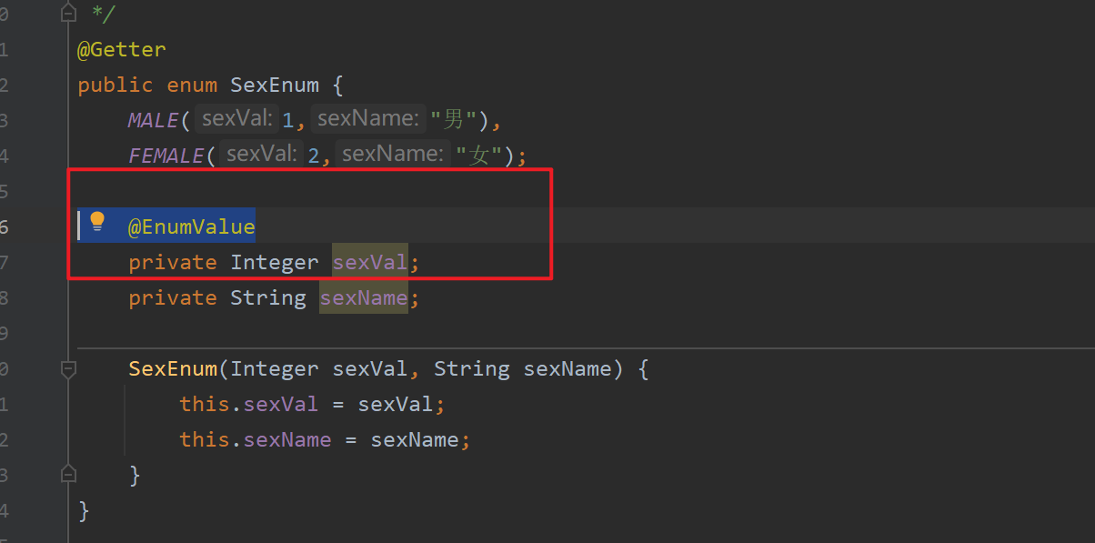 Mybatisplus通用枚举_java.sql.sqlexception: incorrect integer value: 'm-CSDN博客