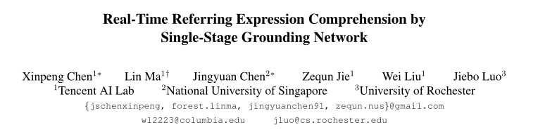 论文：Real-Time Referring Expression Comprehension by Single-Stage Grounding Network-CSDN博客
