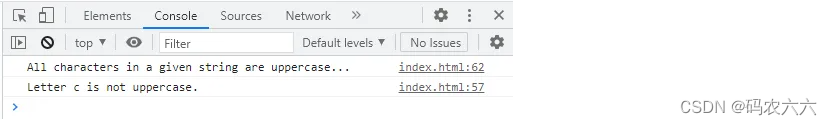 在 Javascript 中检查字符串中的字符是否大写js判断字符串是否大写 Csdn博客