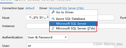 记一次DataGrip连接SQL Server驱动_datagrip连接sqlserver-CSDN博客