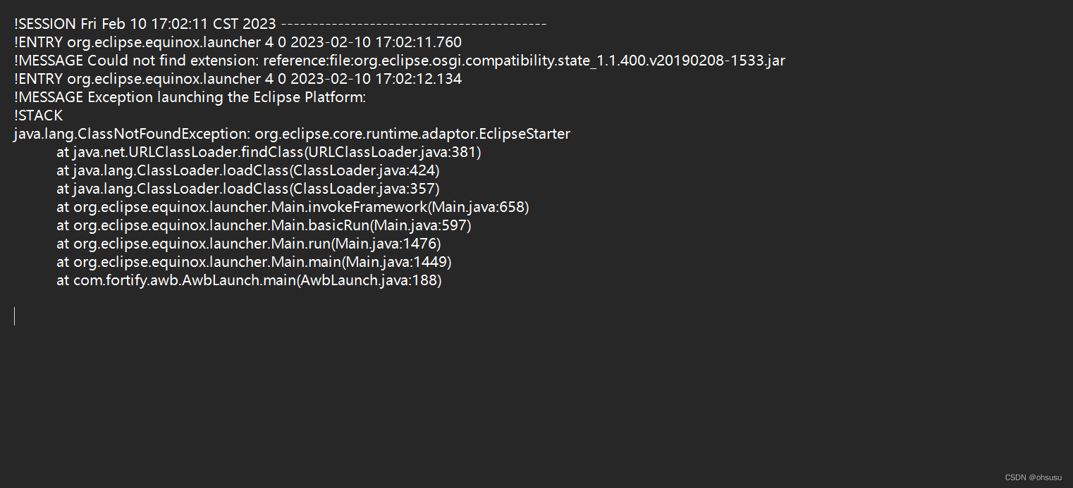 已解决！！Fortify工具打开时报错：An error has occurred*_fortify 打开报错-CSDN博客