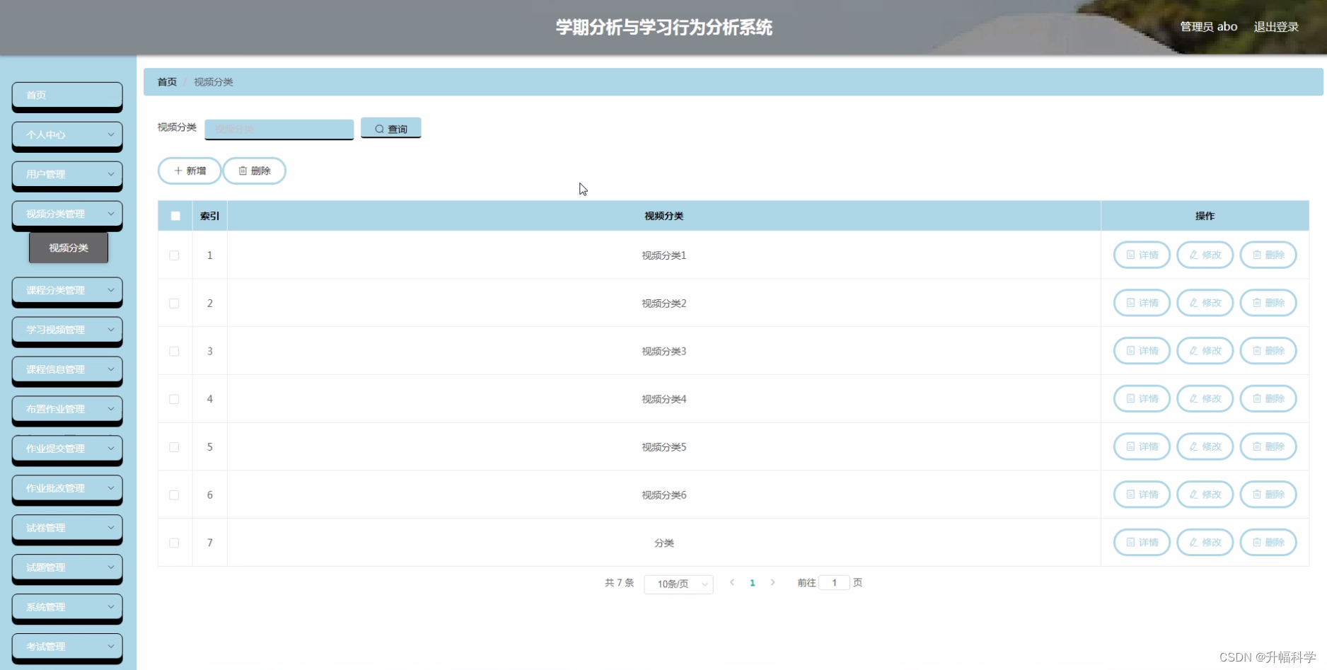 附源码 Javassm计算机毕业设计java学期分析与学习行为分析系统c83221【源码、数据库、lw、部署】 Csdn博客 