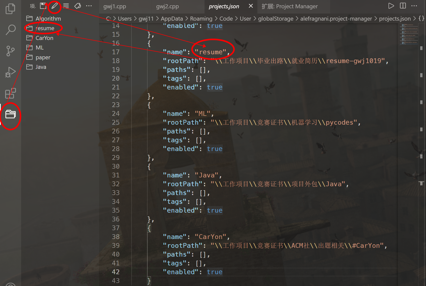 【编辑器】VSCode项目管理器——Project Manager_project manag吗vs code-CSDN博客