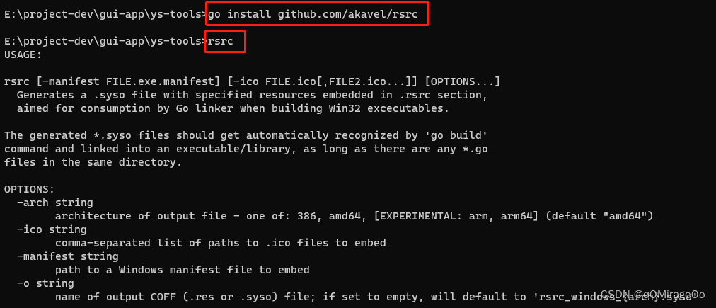 记一次Golang Windows GUI 程序 添加UAC权限+exe图标+程序信息_window goversioninfo-CSDN博客