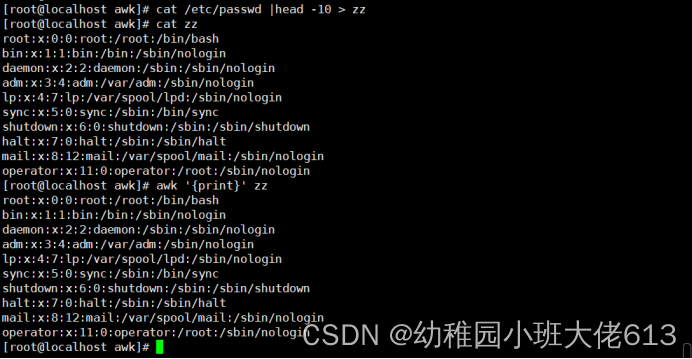 Shell脚本文本三剑客之awk_awk print-CSDN博客
