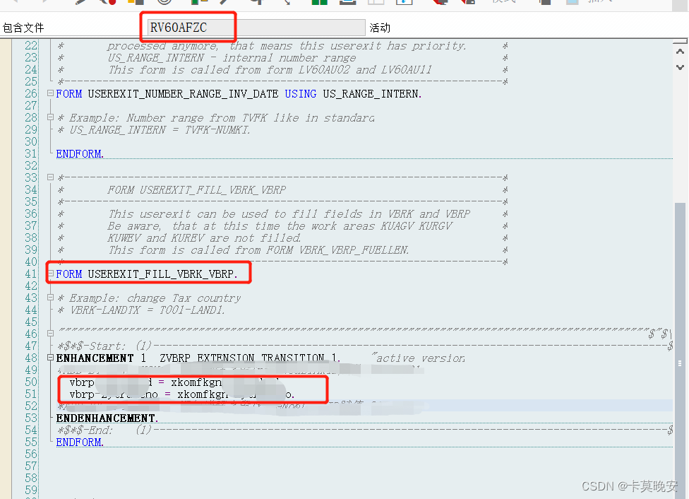 [ABAP] VF01/VF02/VF03 发票字段增强总结（BAPI&赋值&屏幕增强）_vf01屏幕增强-CSDN博客